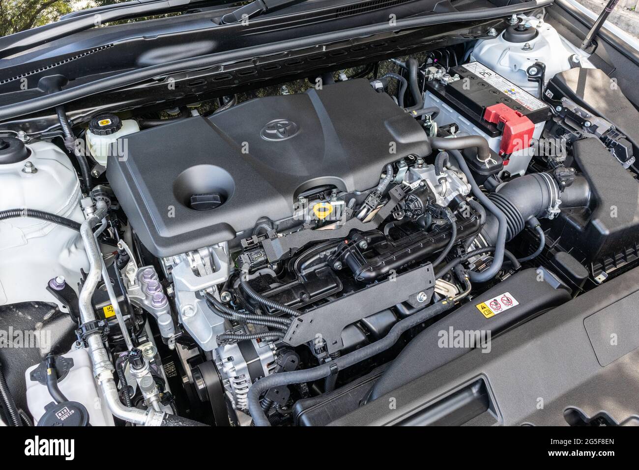 Hong Kong, China June 10, 2021 : TToyota Camry Engine June 10 2021 in ...