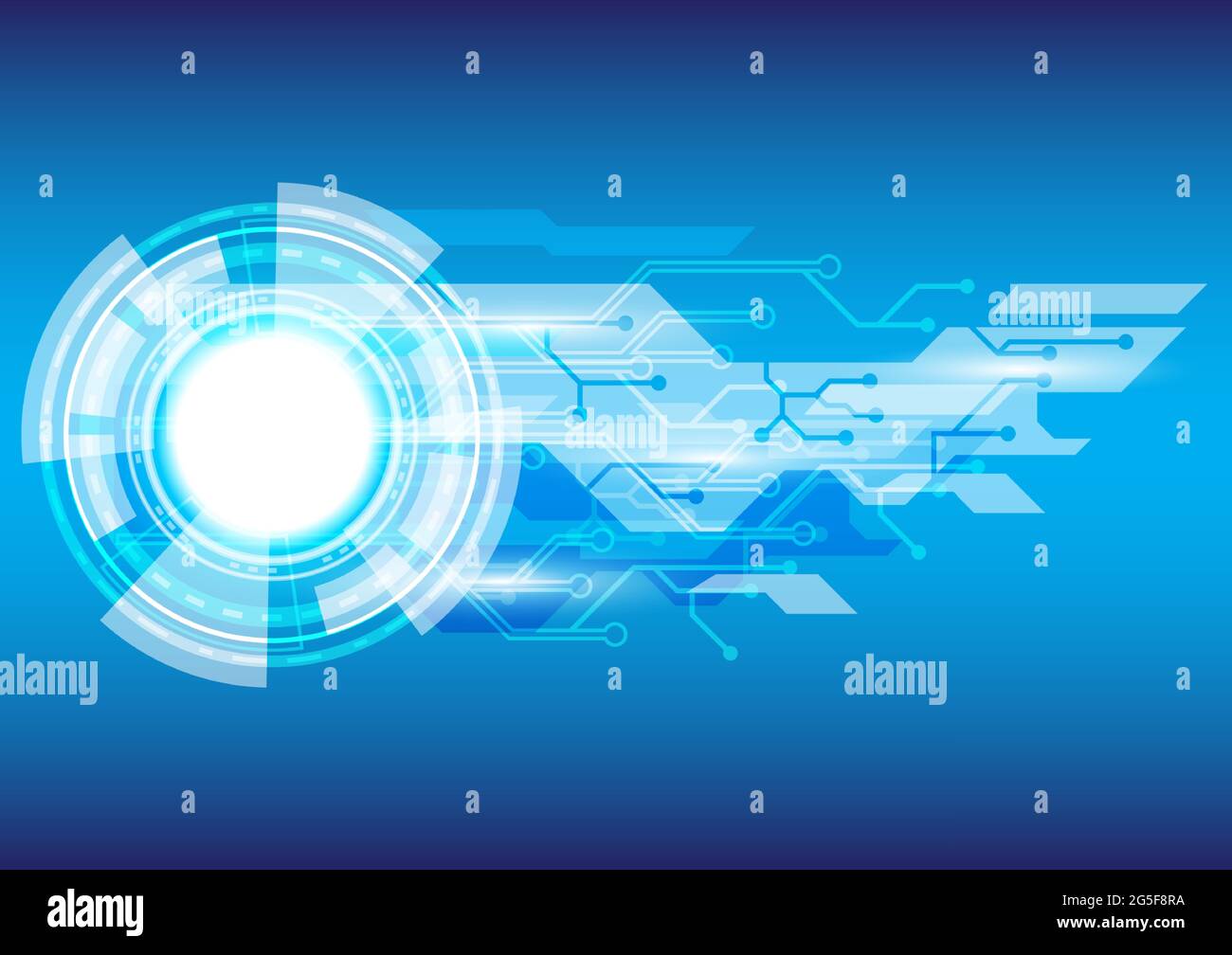 Light Blue Technology Wallpaper