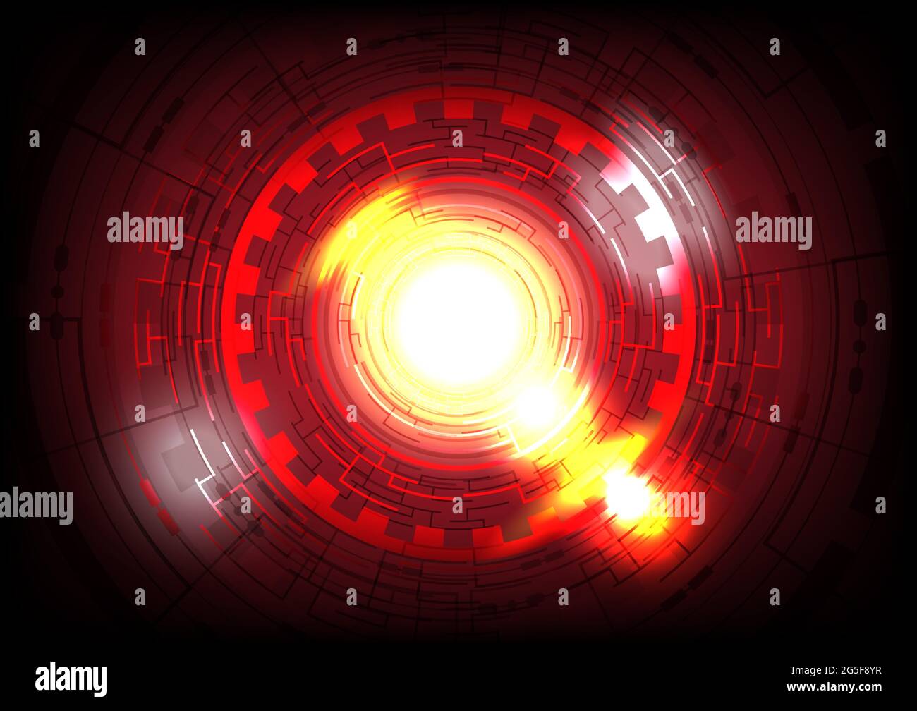 Abstract hi tech red background Stock Vector Images - Alamy