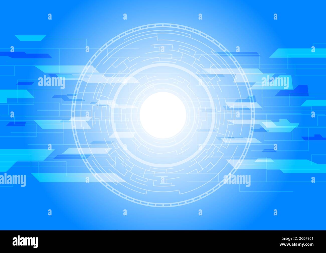 Abstract hi tech blue background hi-res stock photography and images ...