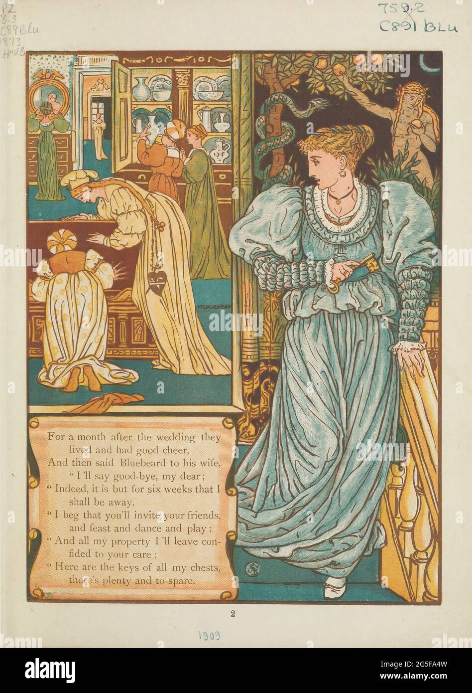 Walter crane fairy tale hi-res stock photography and images - Alamy