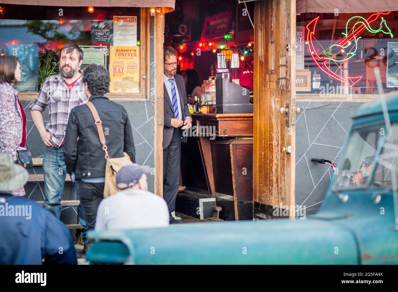 Sunny's Bar in Red Hook, Brooklyn. The old school, working class bar ...