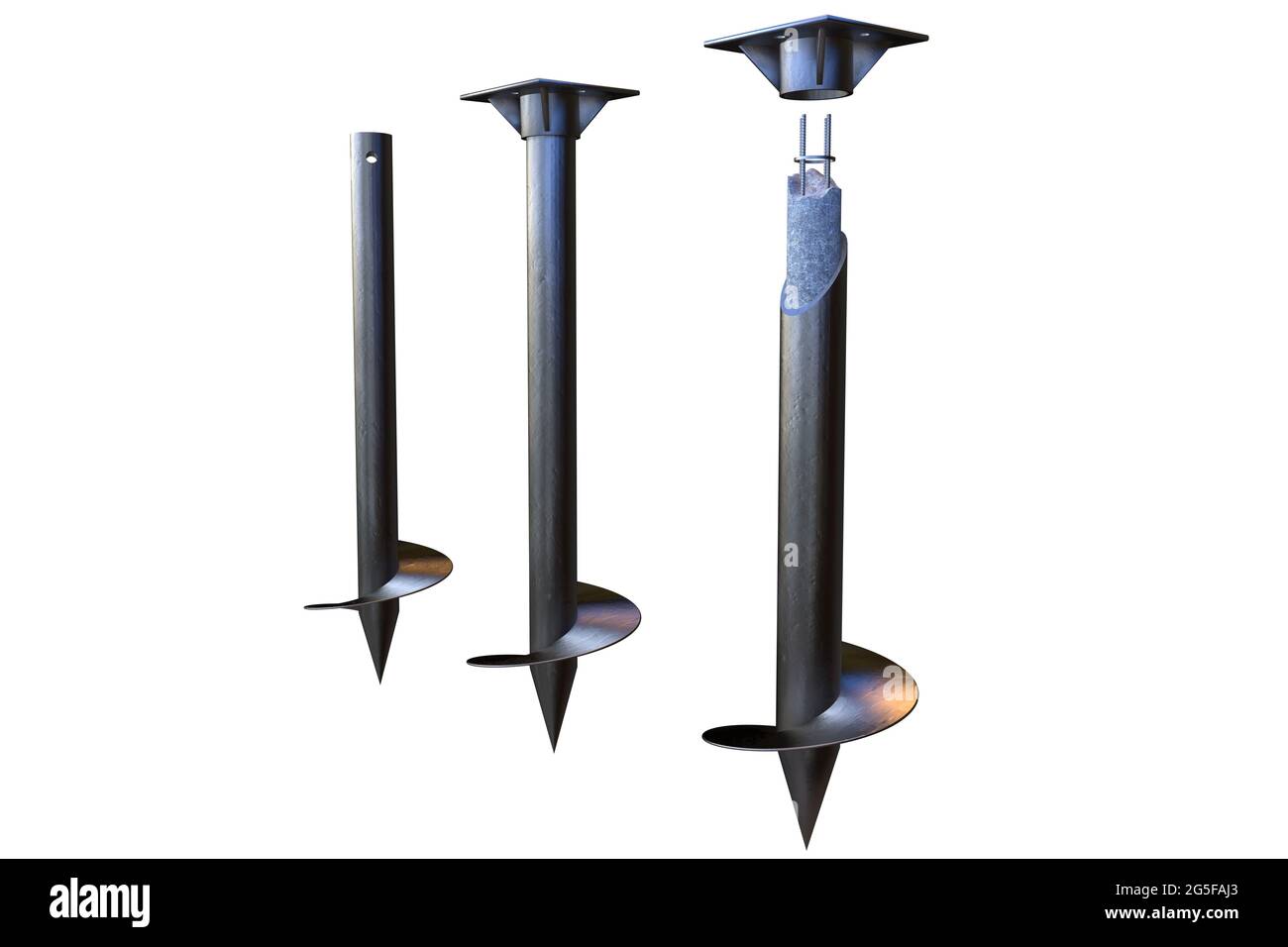 Screw piles hi-res stock photography and images - Alamy