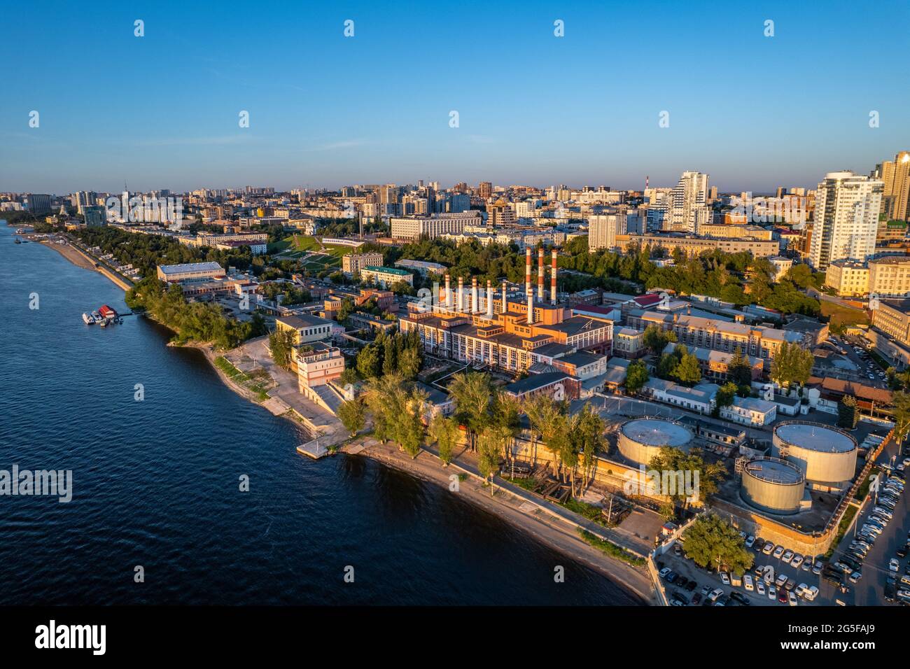 Old factory on river in hi-res stock photography and images - Alamy