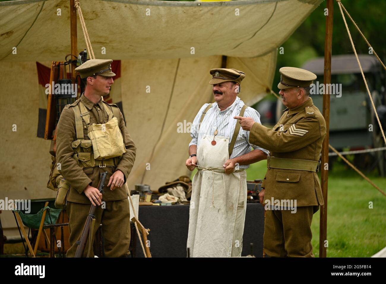 Chalke Valley History Festival Stock Photo - Alamy
