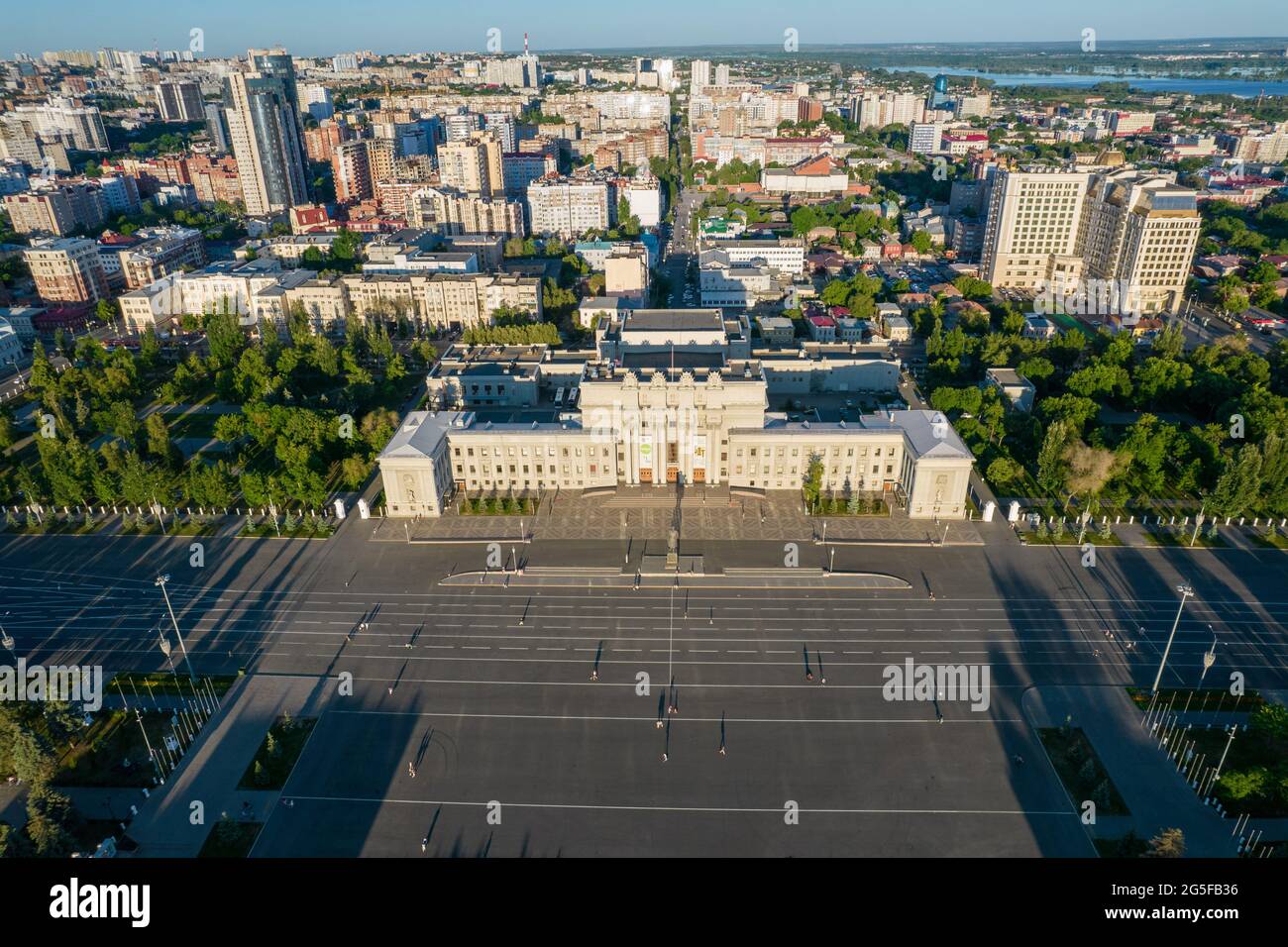 Kuybyshev Square, public square in Samara, Russia, located in the city ...