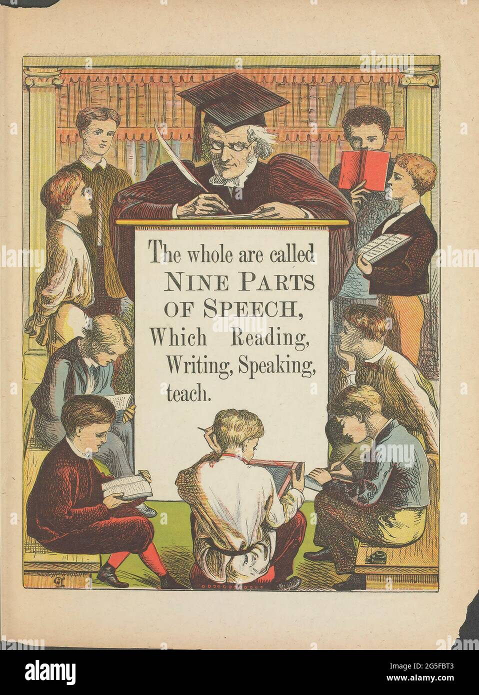 Grammar in rhyme by Walter Crane and Edmund Evans, Published in London ...