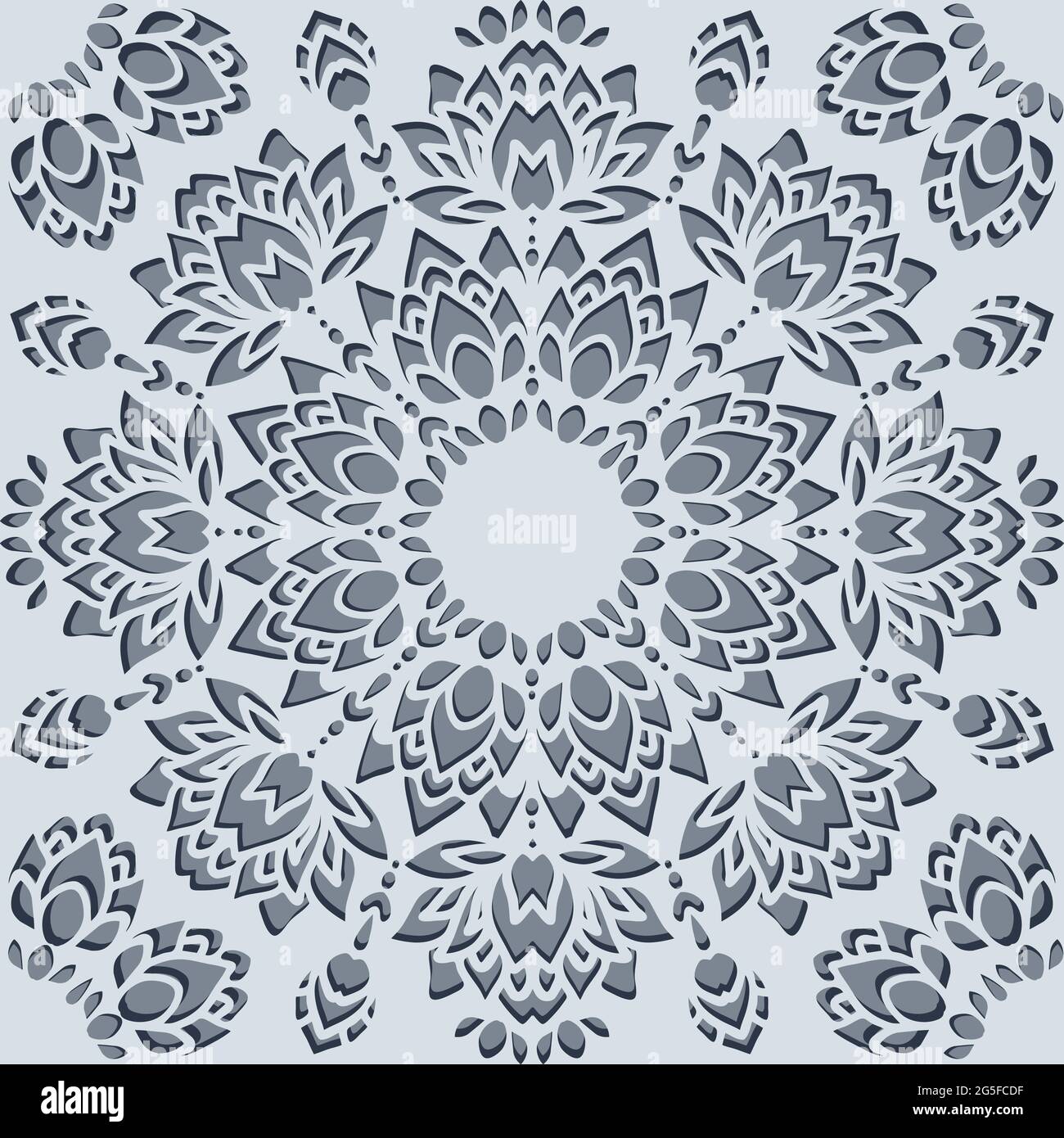 Beautiful light blue lace Stock Vector Images - Alamy