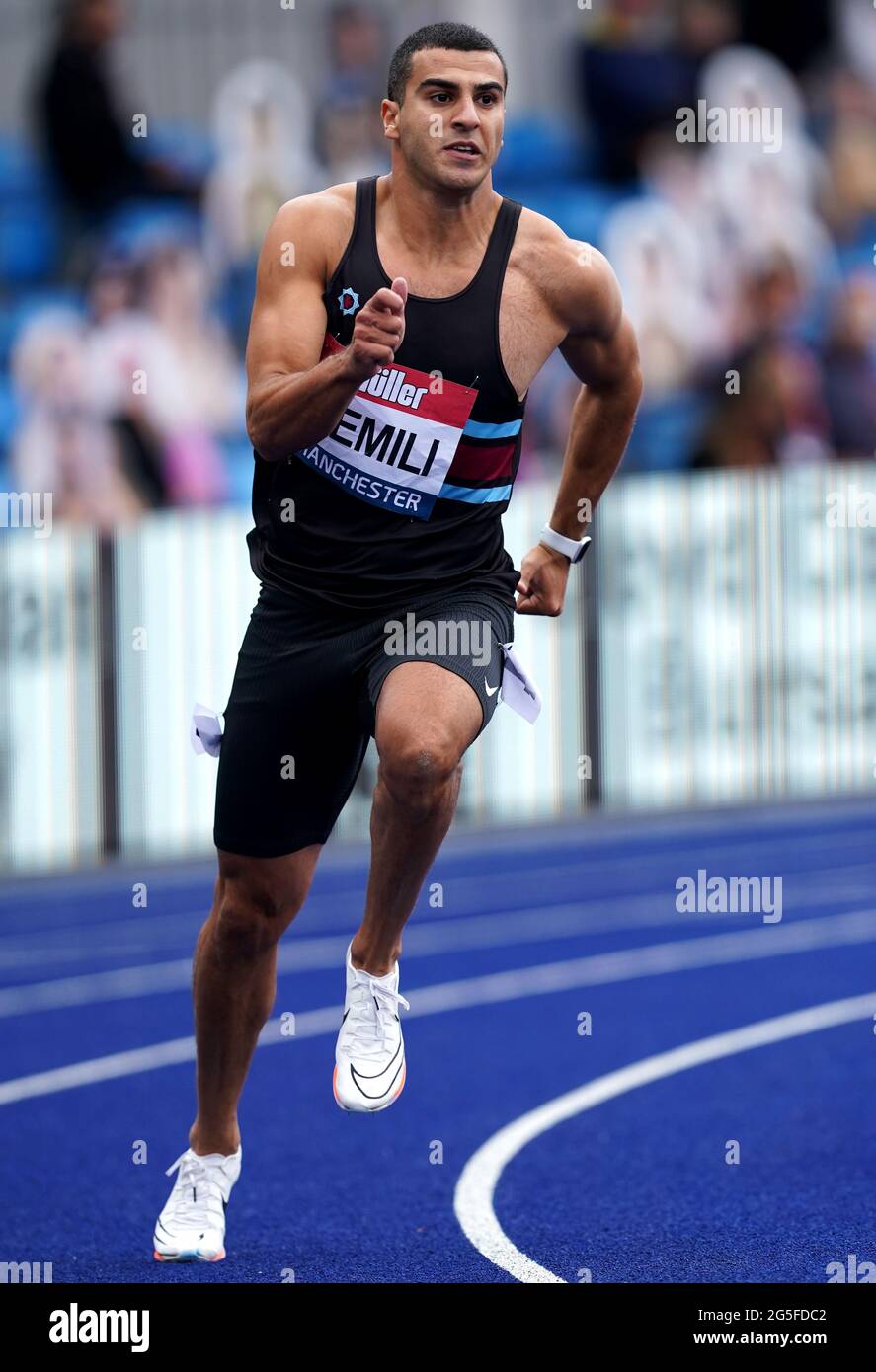 Great Britain's Adam Gemili in the men's 200m heat 2 during day three ...