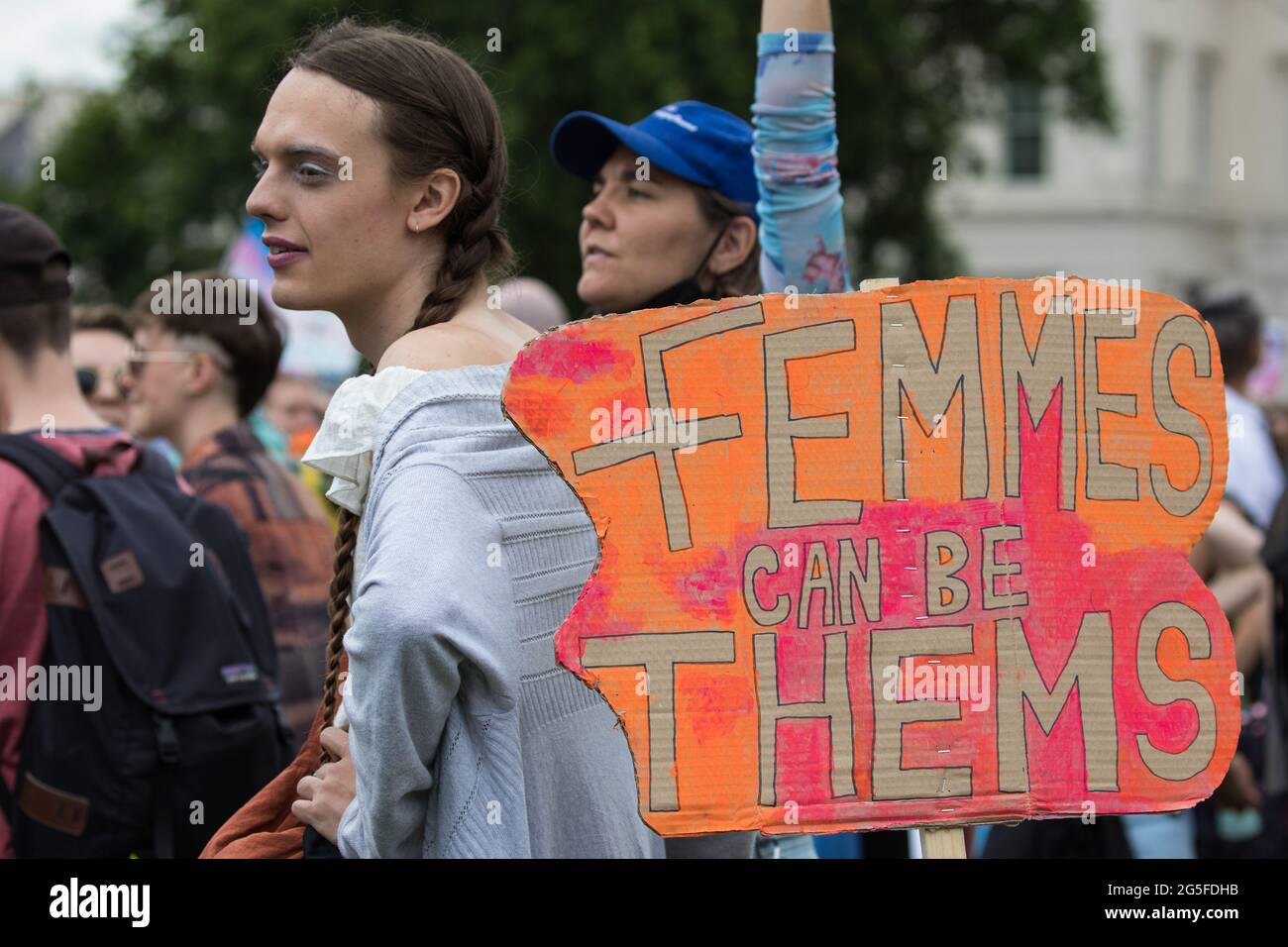 Trans march uk hi-res stock photography and images - Alamy