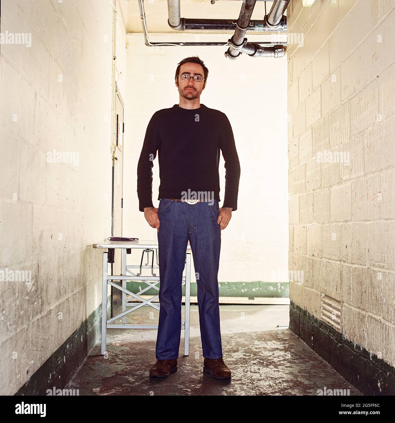 James Mercer musician and lead singer of The Shins, photographed ...