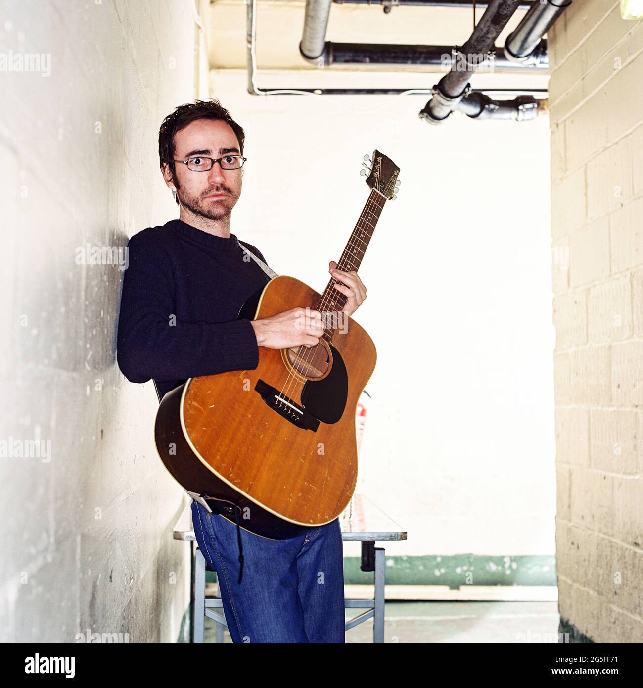 James Mercer musician and lead singer of The Shins, photographed ...