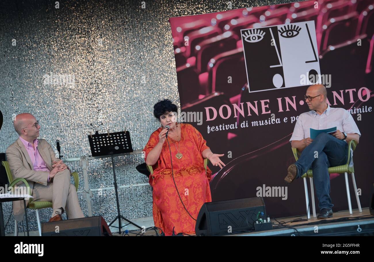 Parabiago, Italy Laurito Marisa godmother at Donne In Canto with her ...
