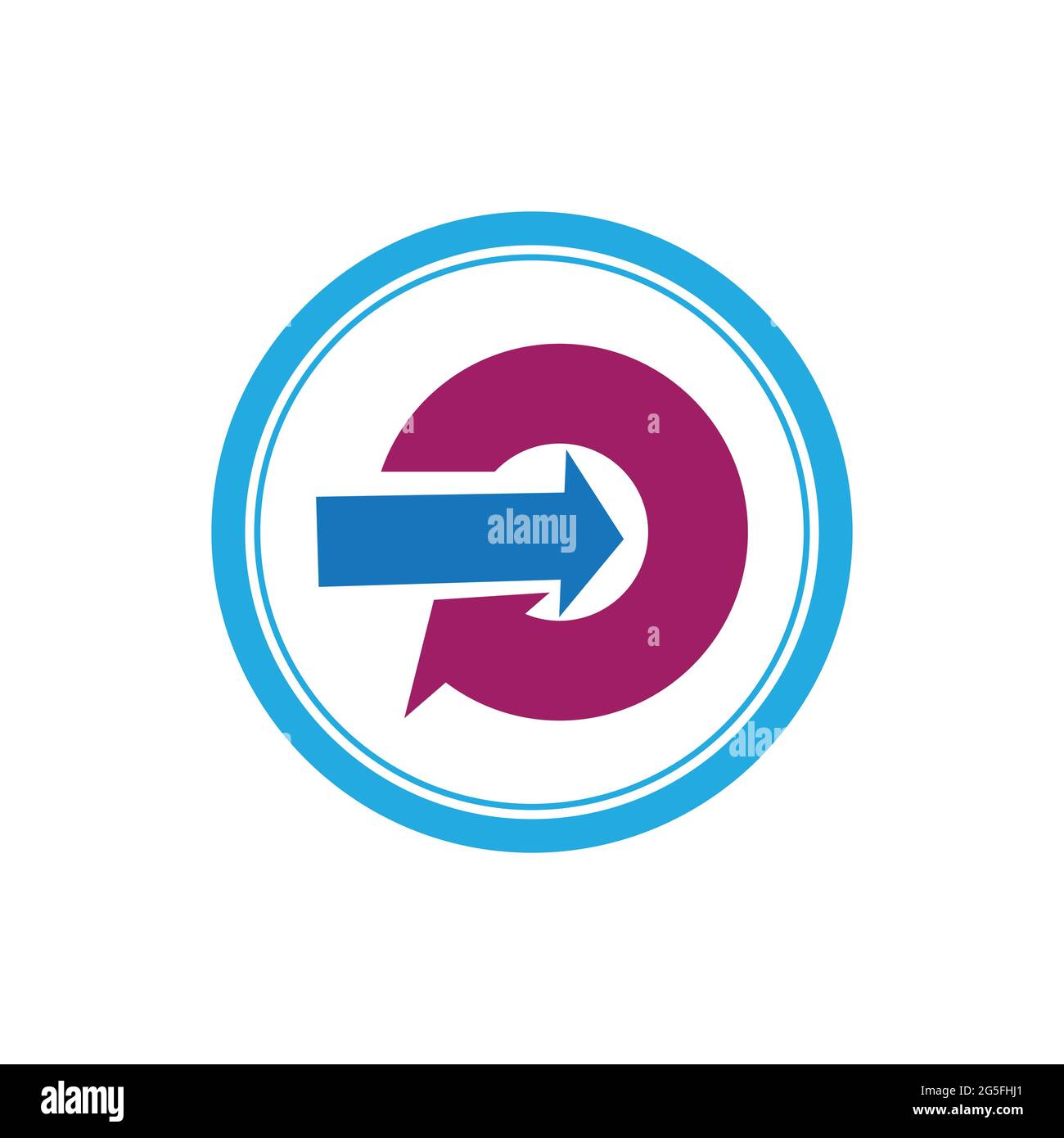 business arrow logo illustration design Stock Vector Image & Art - Alamy