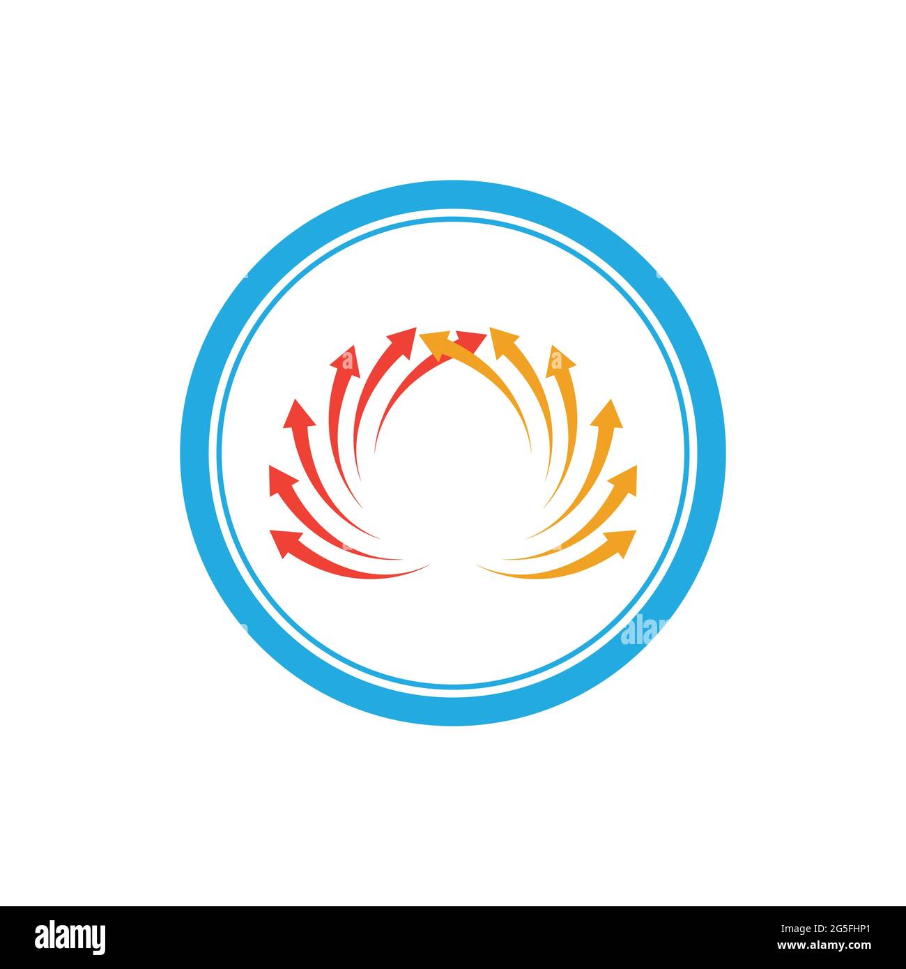 business arrow logo illustration design Stock Vector Image & Art - Alamy