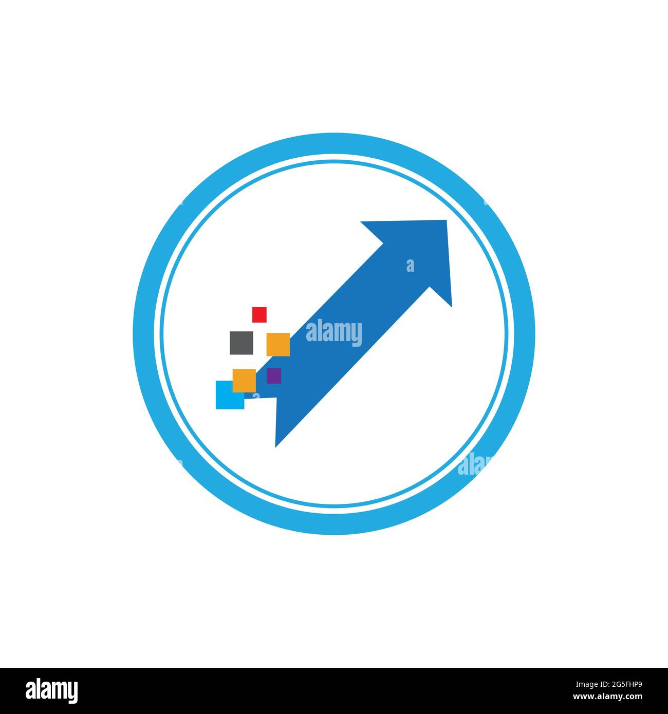business arrow logo illustration design Stock Vector Image & Art - Alamy