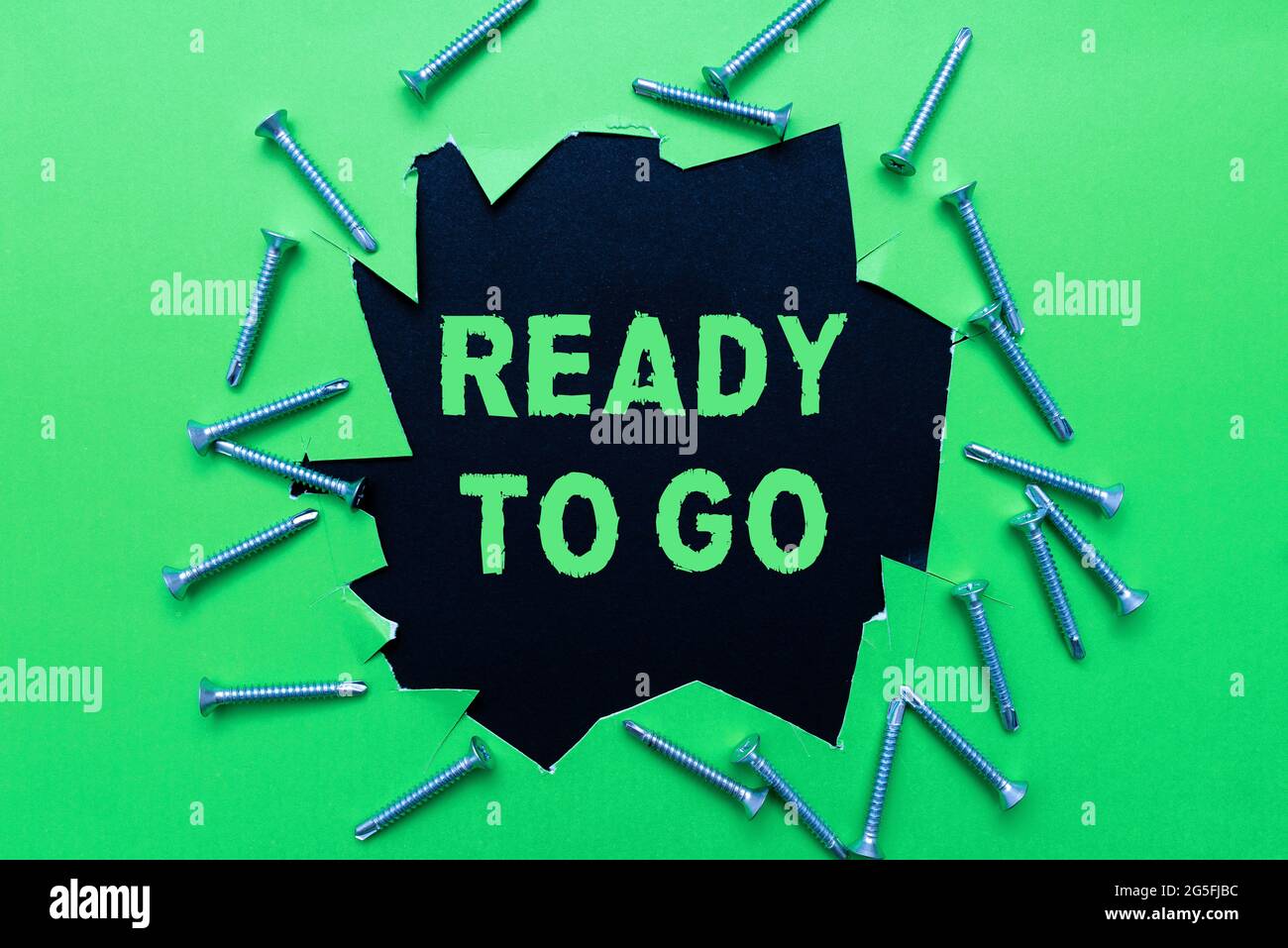 Inspiration showing sign Ready To Go. Word Written on prepared and ...