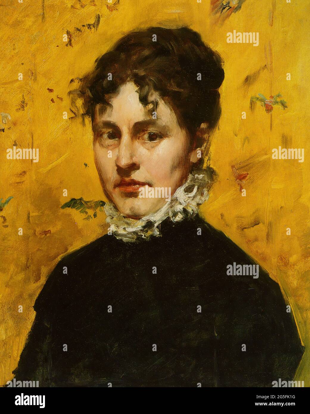 William Merritt Chase - Portrait Artist Sister Law 18 Stock Photo - Alamy