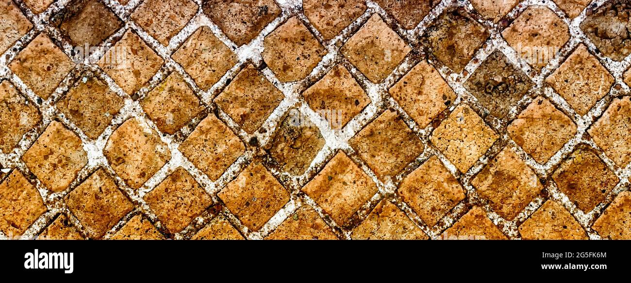 Red Stone Brick Wall Texture with copy space, may use as background ...