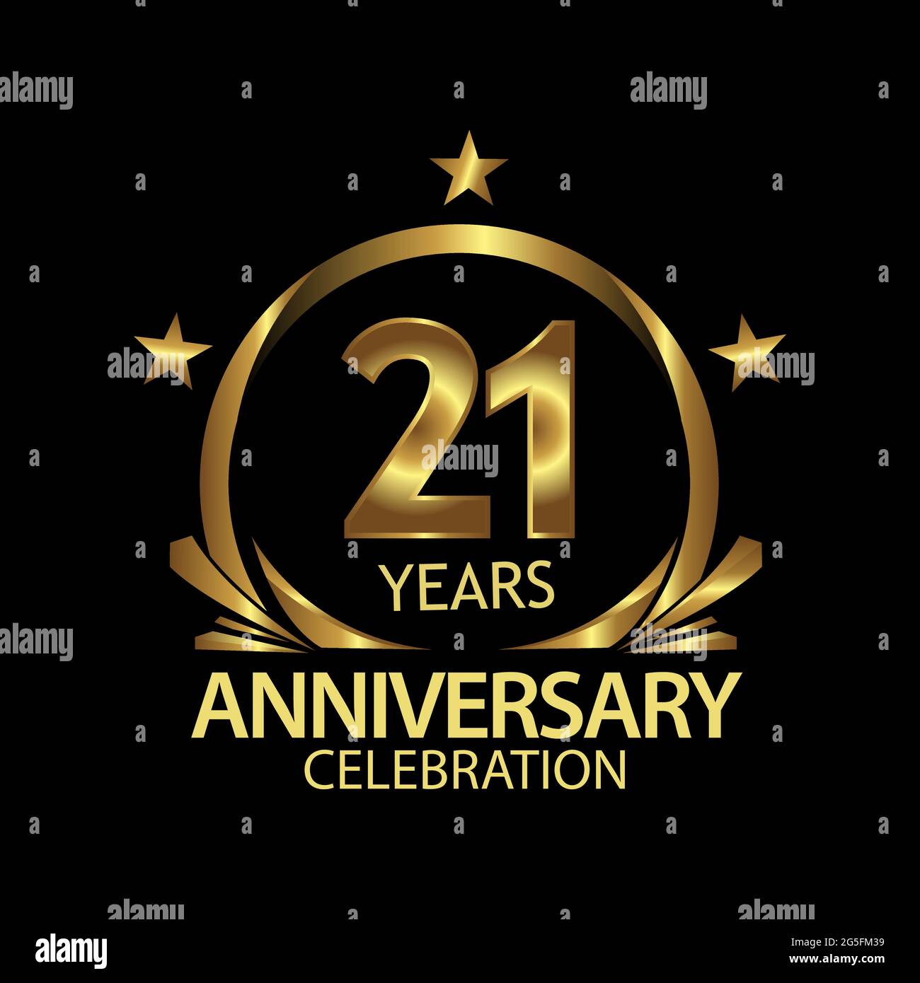 Golden number one Stock Vector Images - Alamy