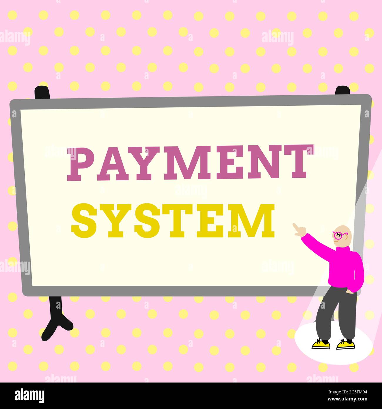 Conceptual display Payment System. Business idea different transaction ...