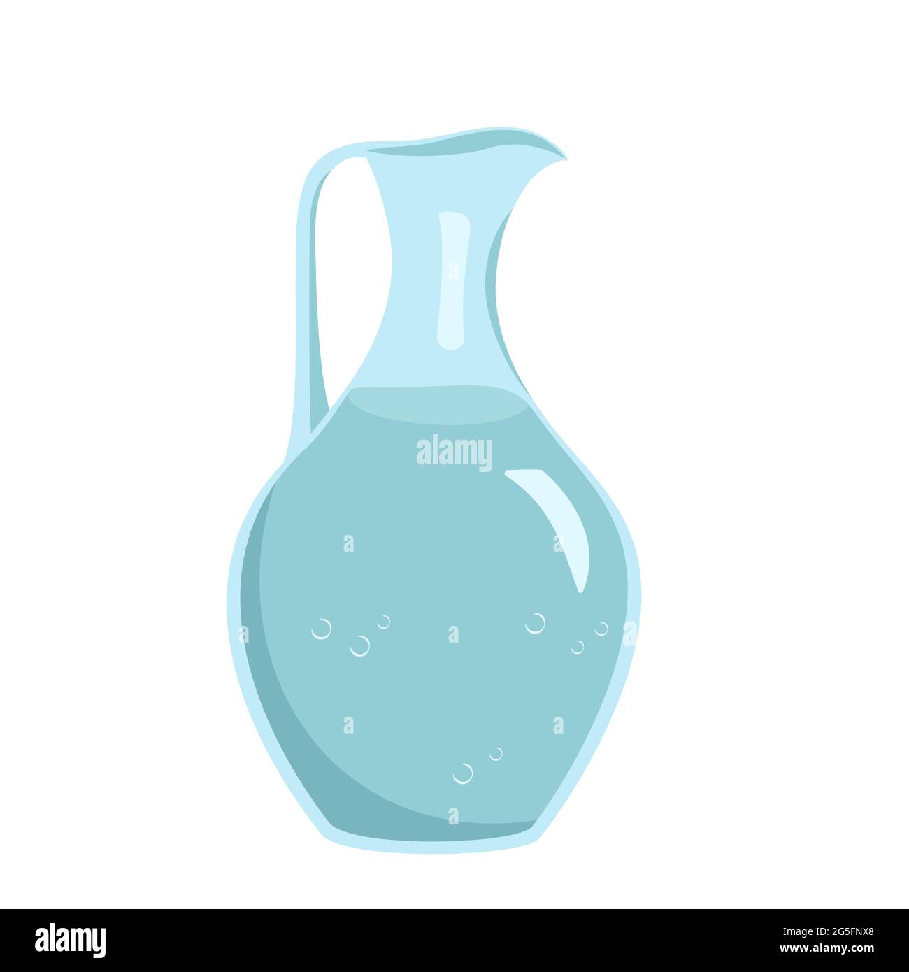 Drink water pitcher cartoon Cut Out Stock Images & Pictures - Alamy