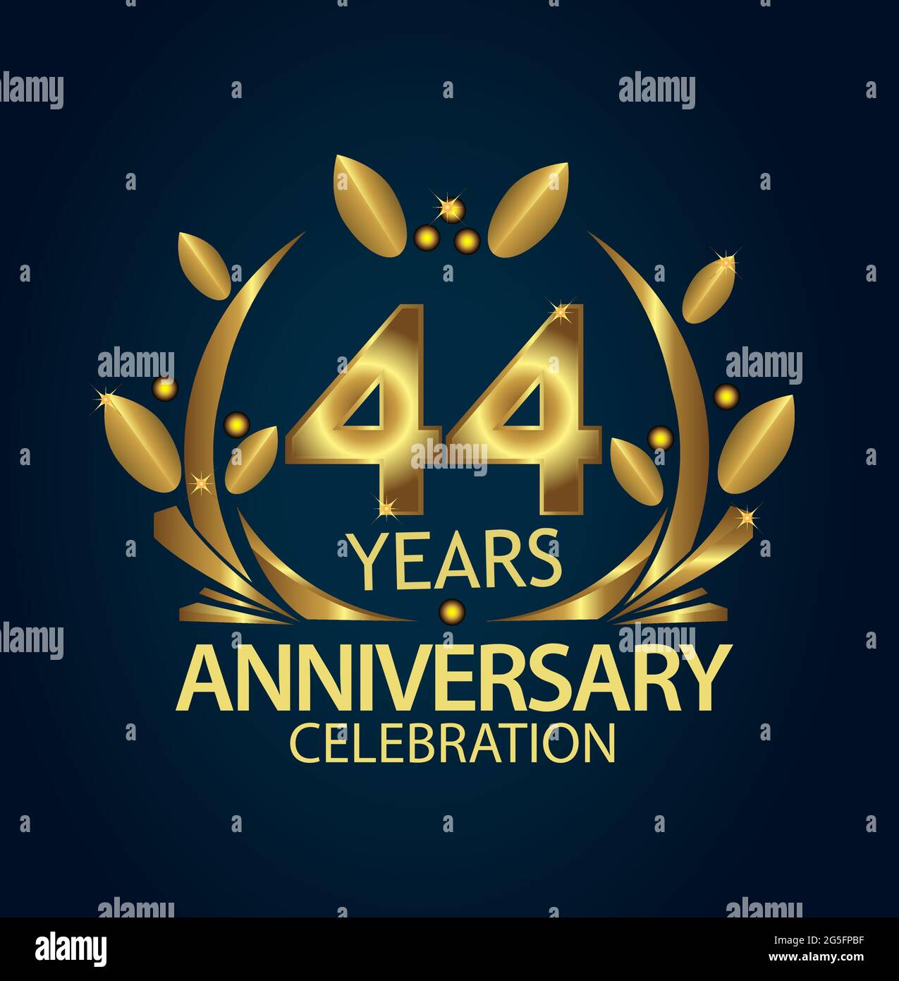 Happy birthday forty four 44 Stock Vector Images - Alamy