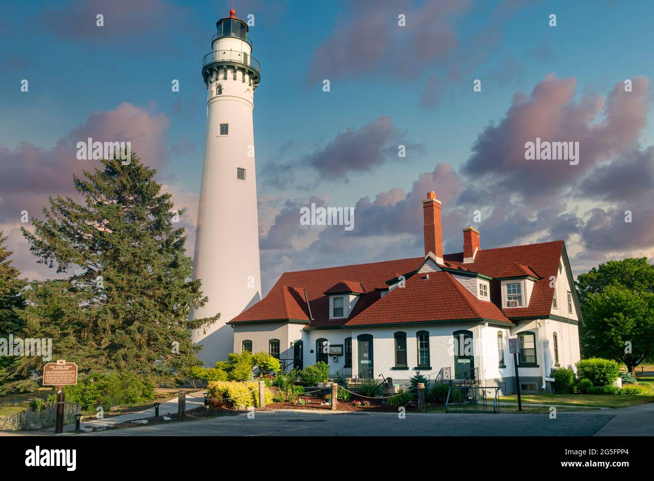 Windpoint light station hi-res stock photography and images - Alamy