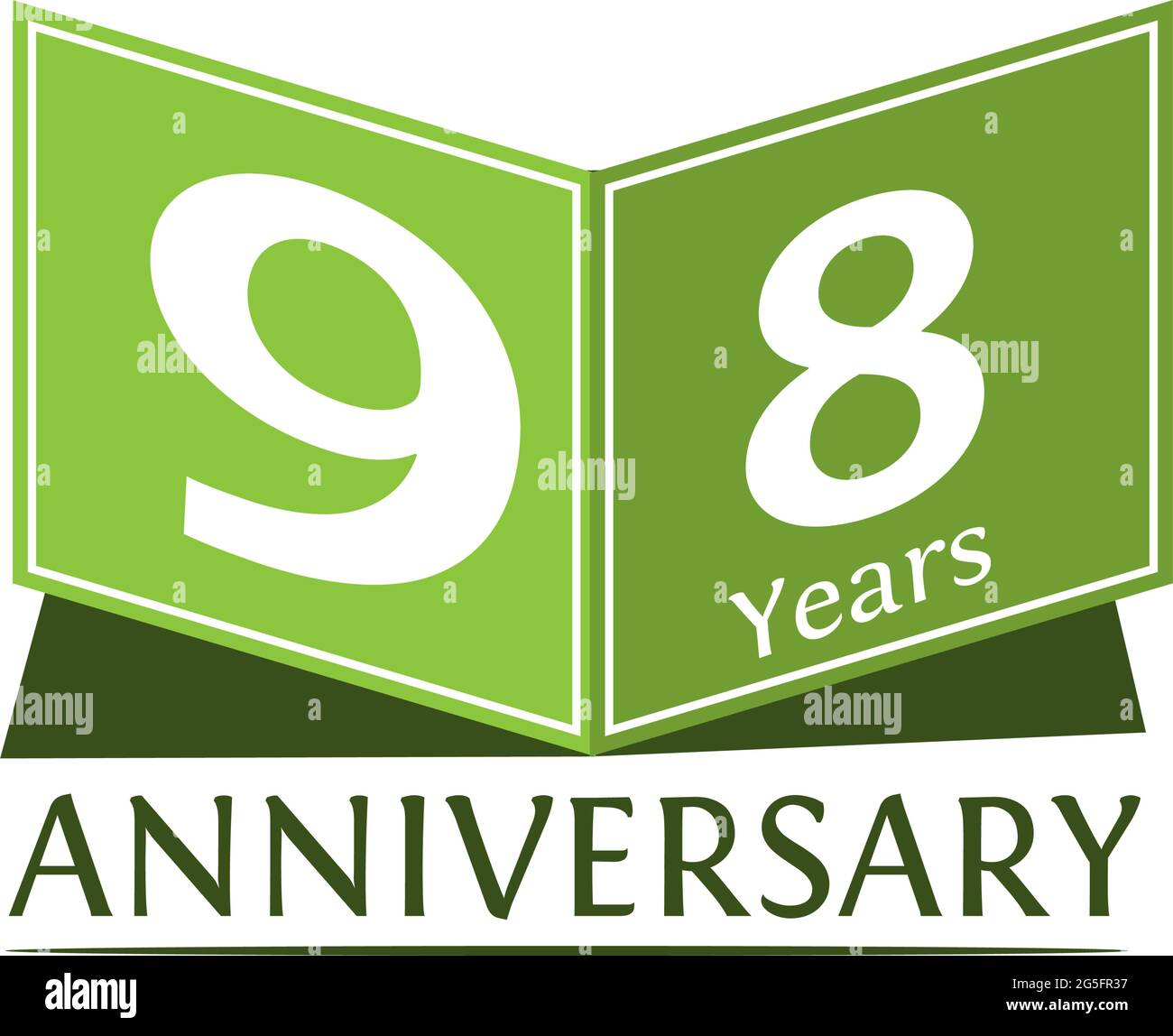 98 years Stock Vector Images - Alamy
