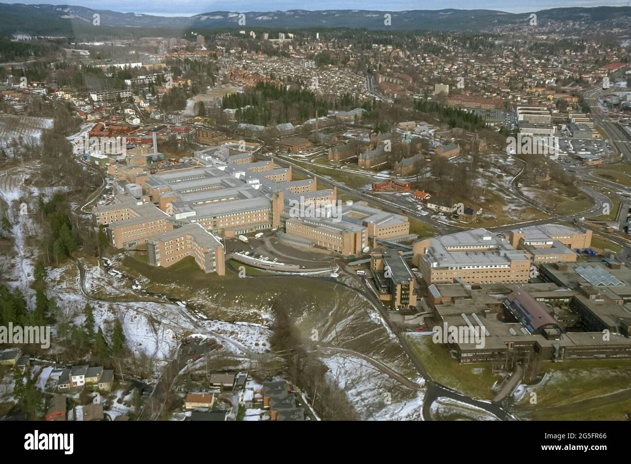 The new State Hospital in Oslo - Rikshospitalet Stock Photo - Alamy