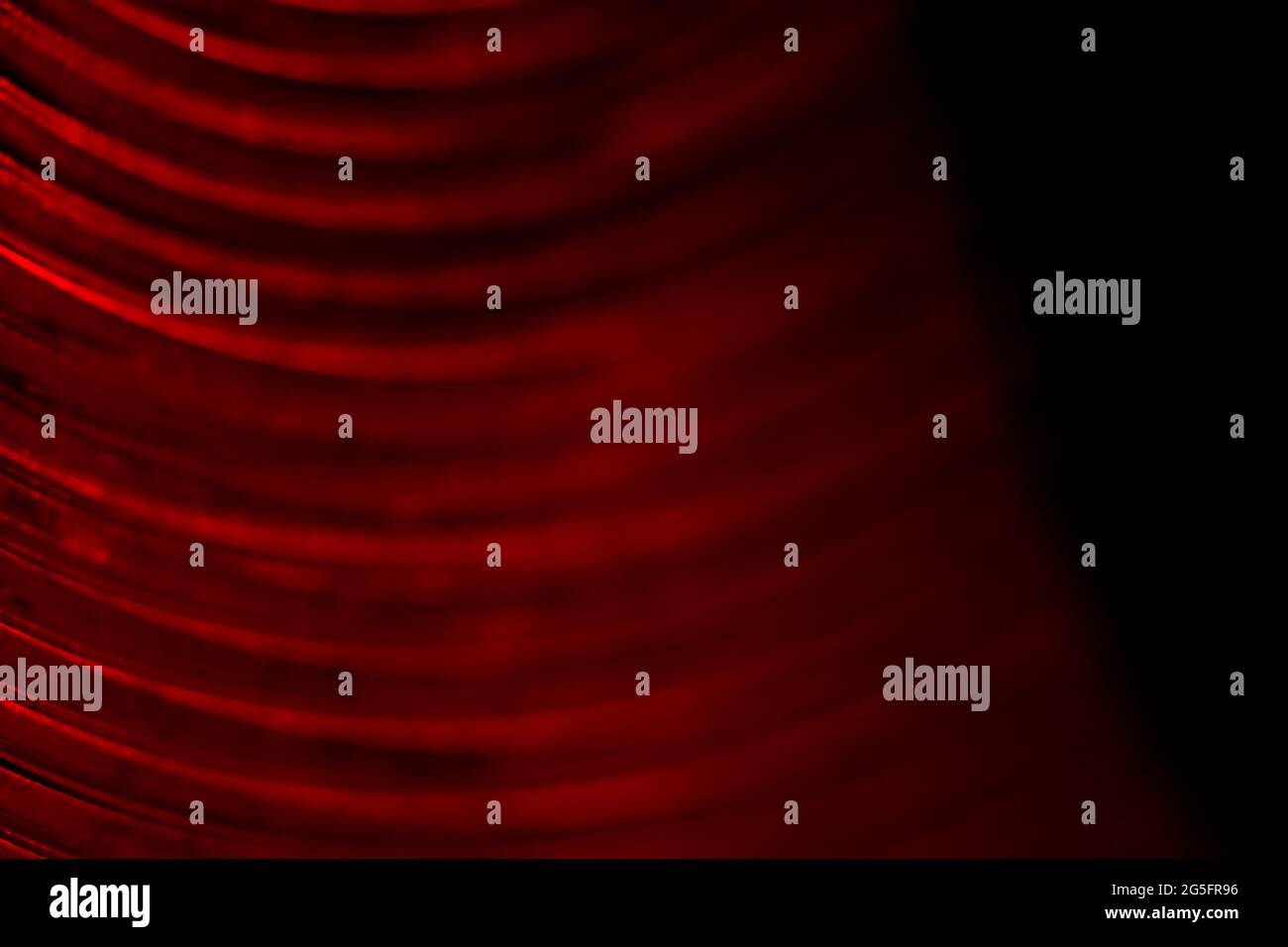 Abstract macro photography. Red round line glass lamp texture Stock ...