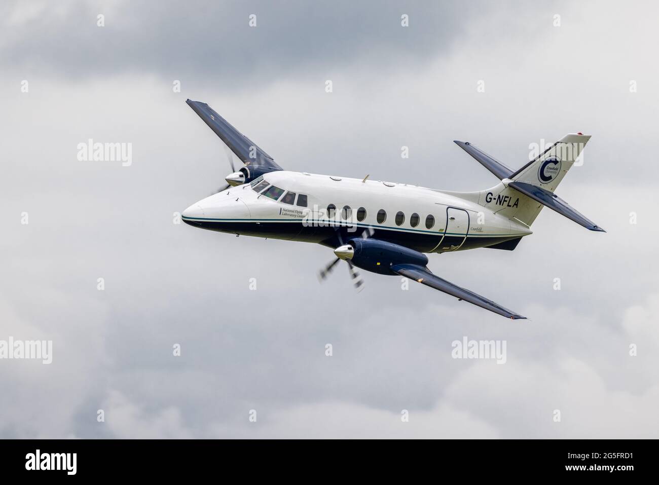 Cranfield University British Aerospace Jetstream 31 ‘G-NFLA’ airborne ...