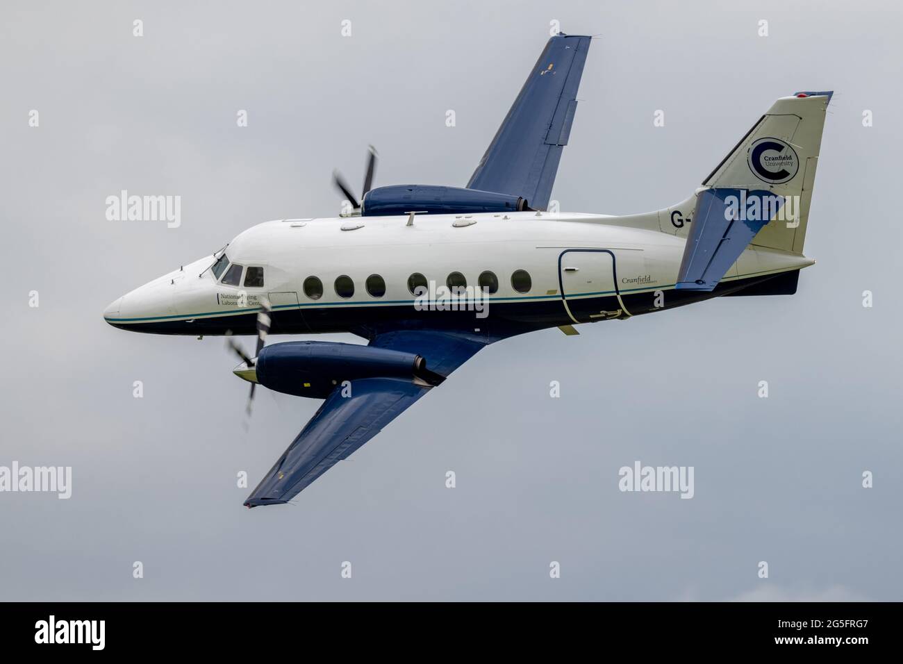 Cranfield University British Aerospace Jetstream 31 ‘G-NFLA’ airborne ...