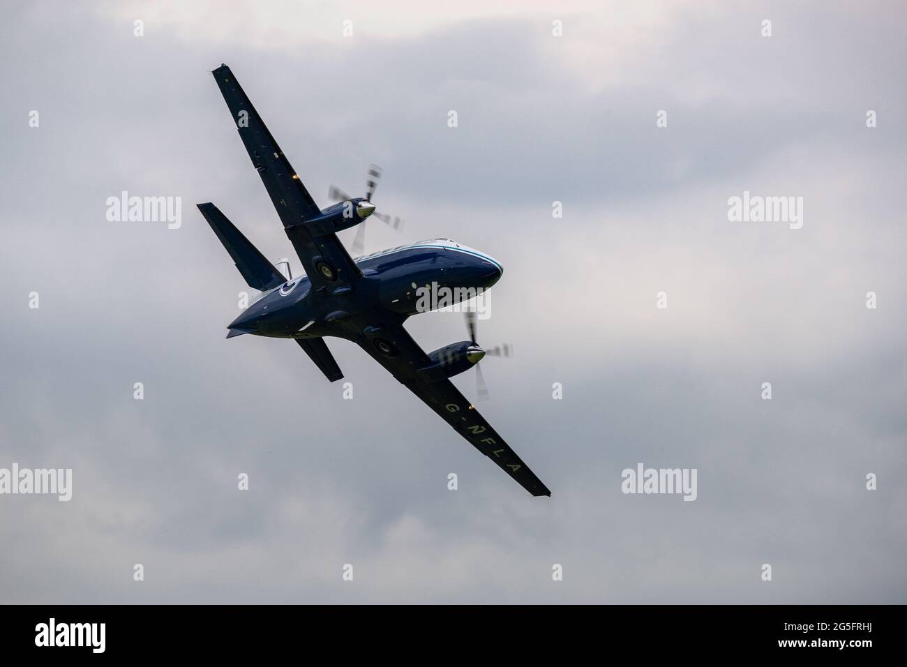 Cranfield University British Aerospace Jetstream 31 ‘G-NFLA’ airborne ...