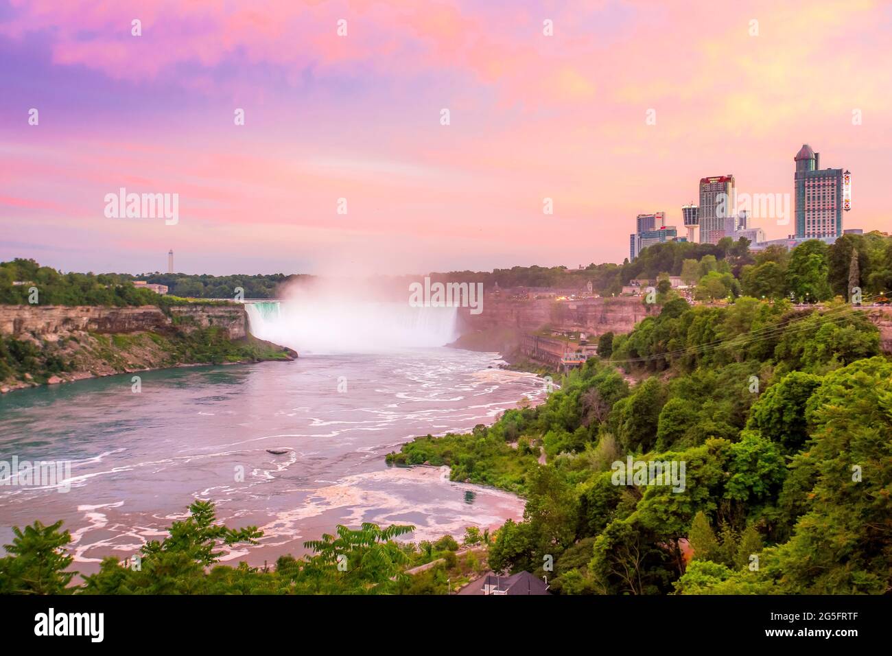 Rapids niagara river sunset hi-res stock photography and images - Alamy