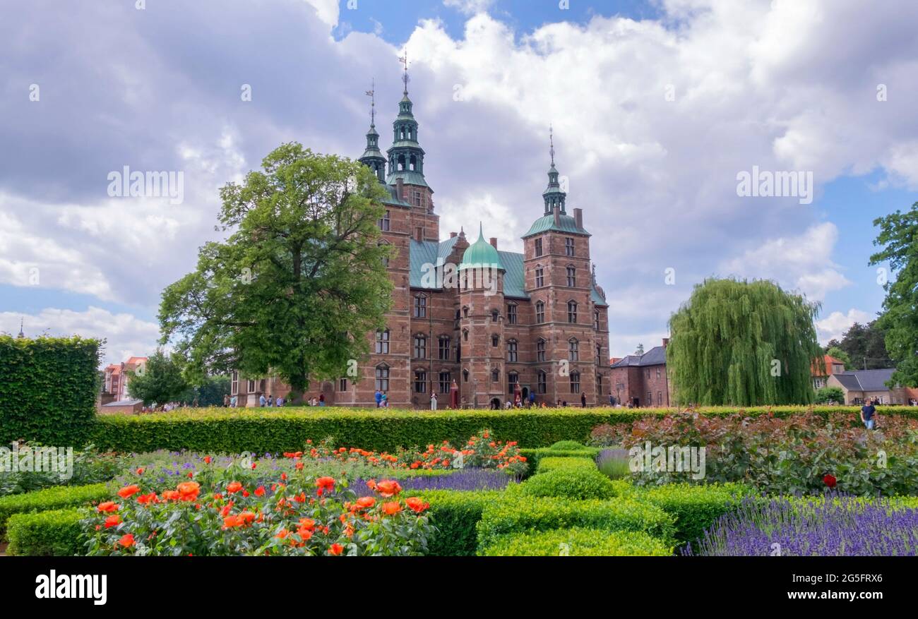 Rosenborg Castle or Slot in Copenhagen, Denmark Stock Photo - Alamy