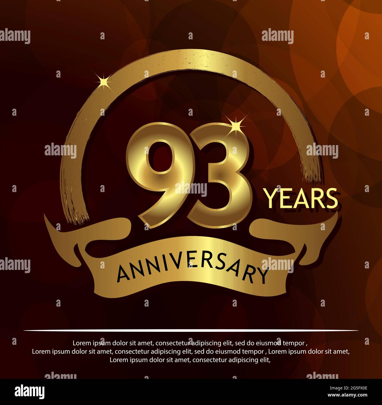 93 years Stock Vector Images - Alamy