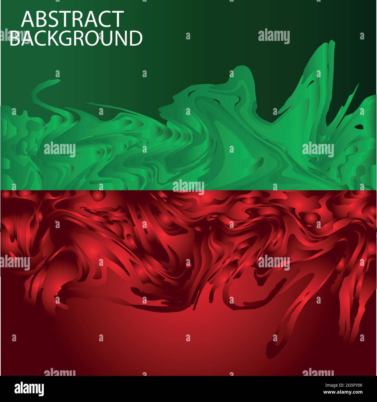 Green and red abstract background, vector illustration Stock Vector ...