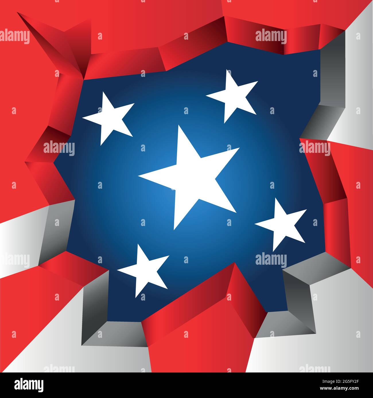 3D American flag background Stock Vector Image & Art - Alamy