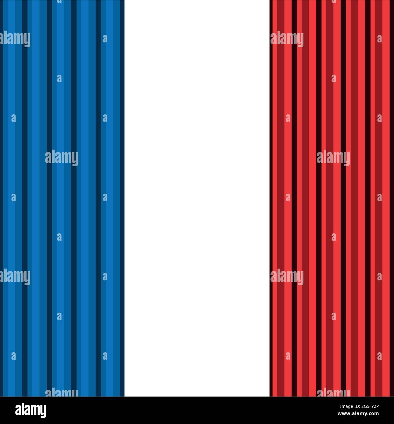 French flag, flat design. Vector illustration Stock Vector Image & Art ...
