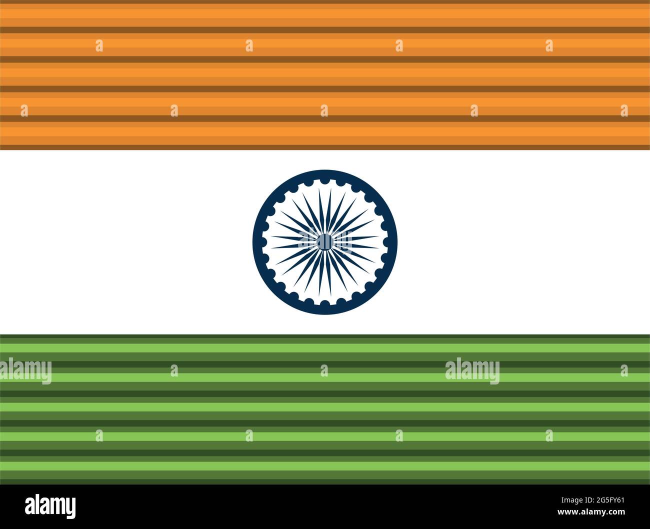 India flag, flat design. Vector illustration Stock Vector Image & Art ...
