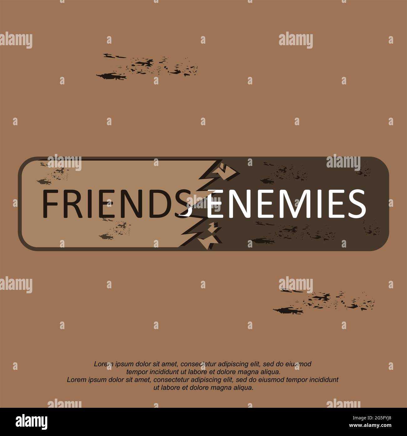 Enemy vector vectors hi-res stock photography and images - Alamy