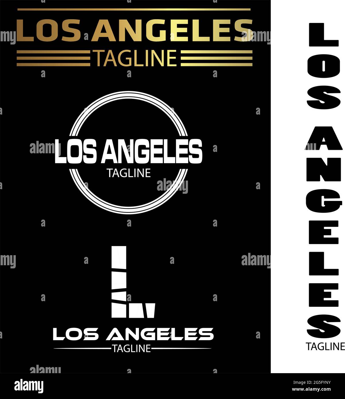 Los angeles icon Cut Out Stock Images & Pictures - Alamy