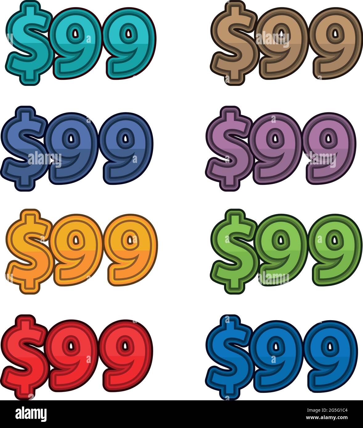 99 vector vectors hi-res stock photography and images - Alamy