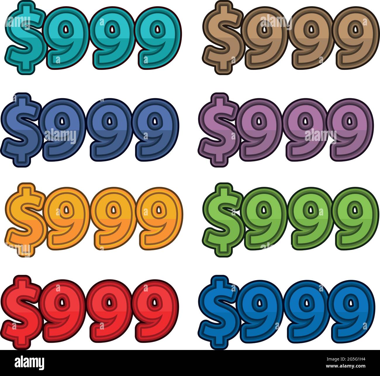 999 Stock Vector Images - Alamy