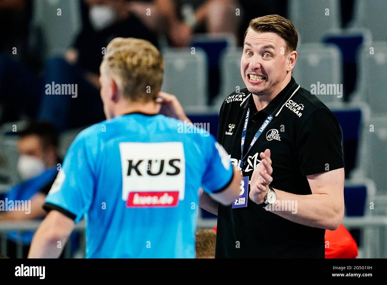 Mannheim, Germany. 27th June, 2021. Handball: Bundesliga, Rhein-Neckar ...