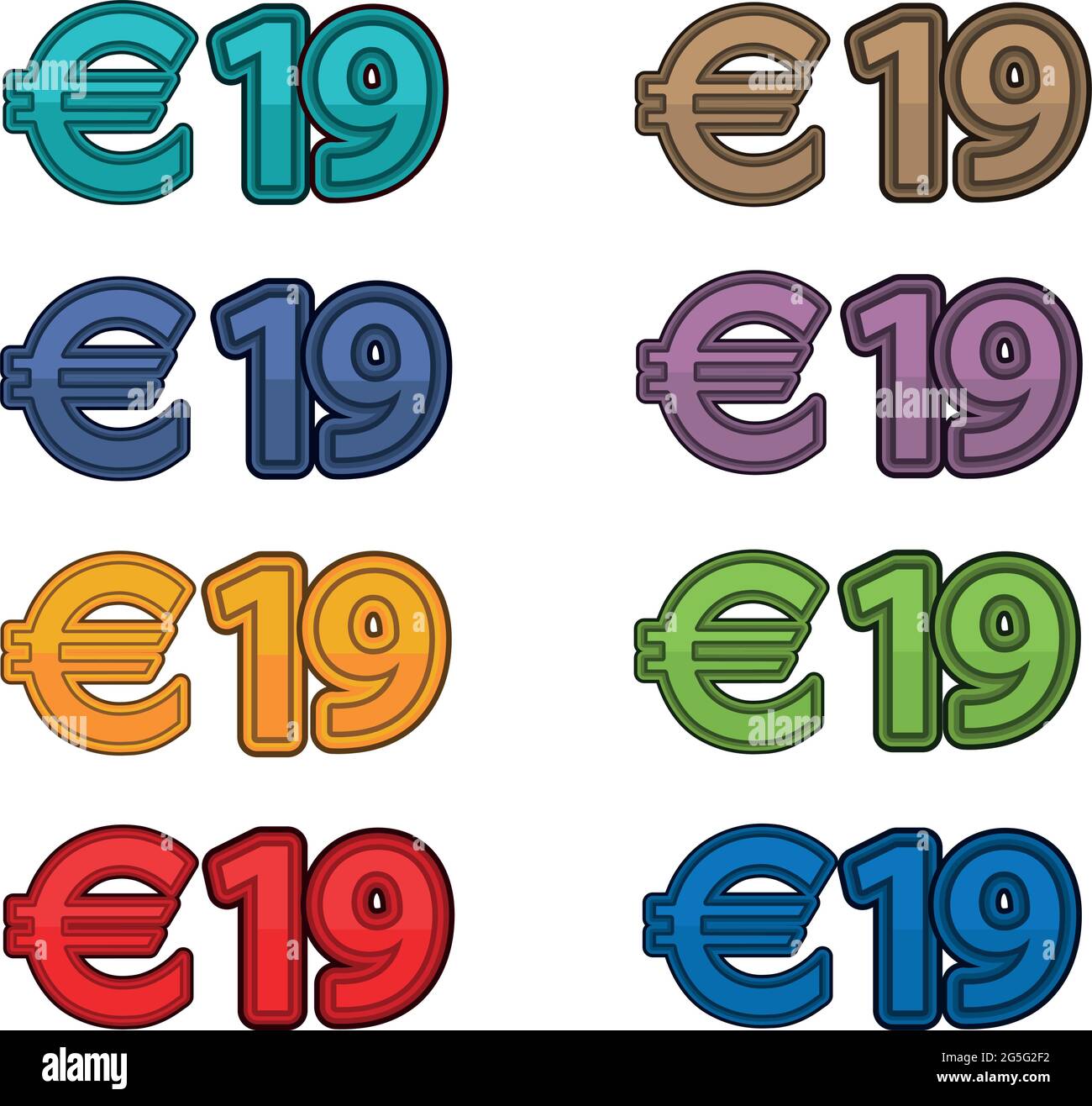 Nineteen vector vectors hi-res stock photography and images - Alamy