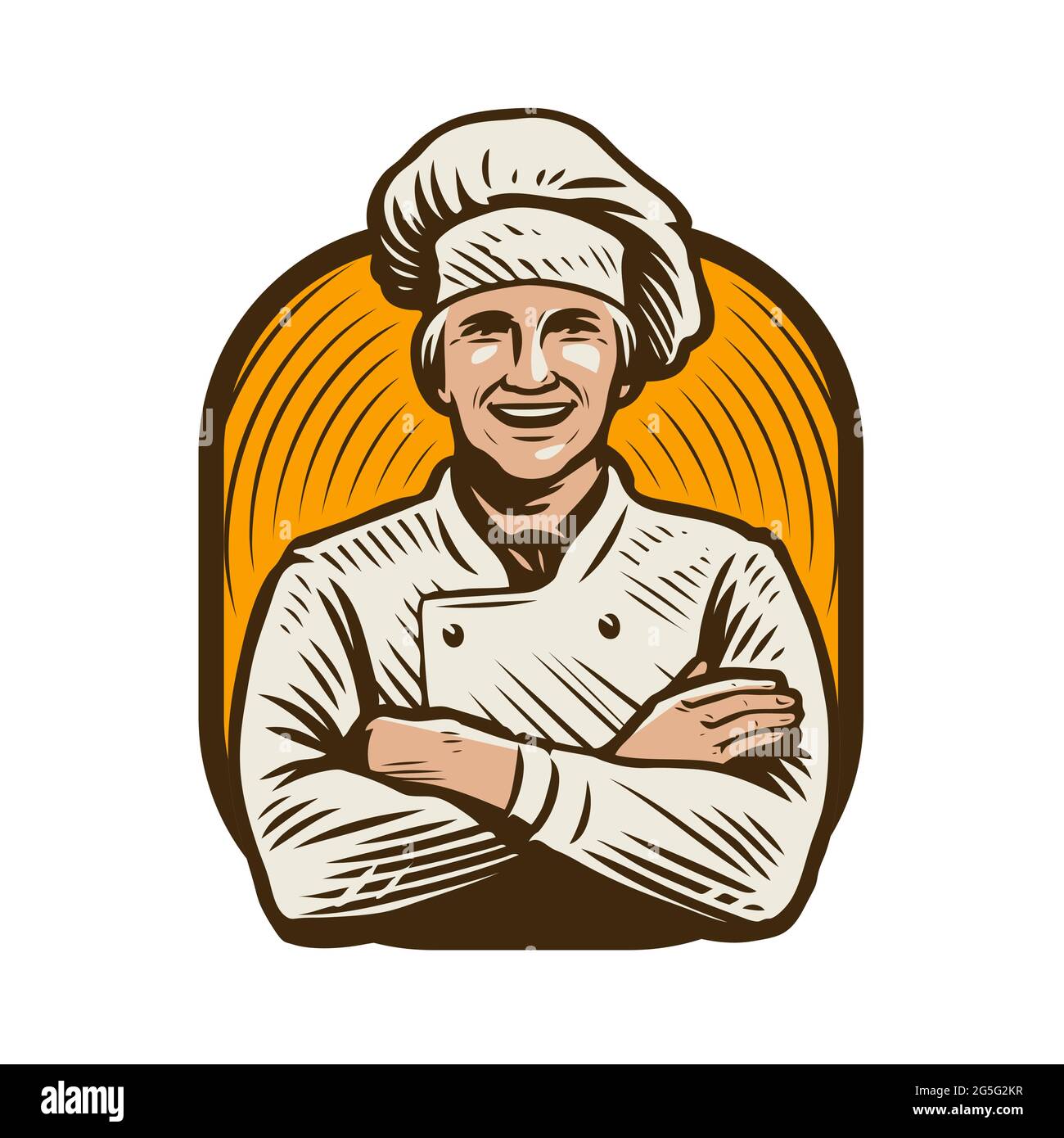 Face chef restaurant symbol vector hi-res stock photography and images ...