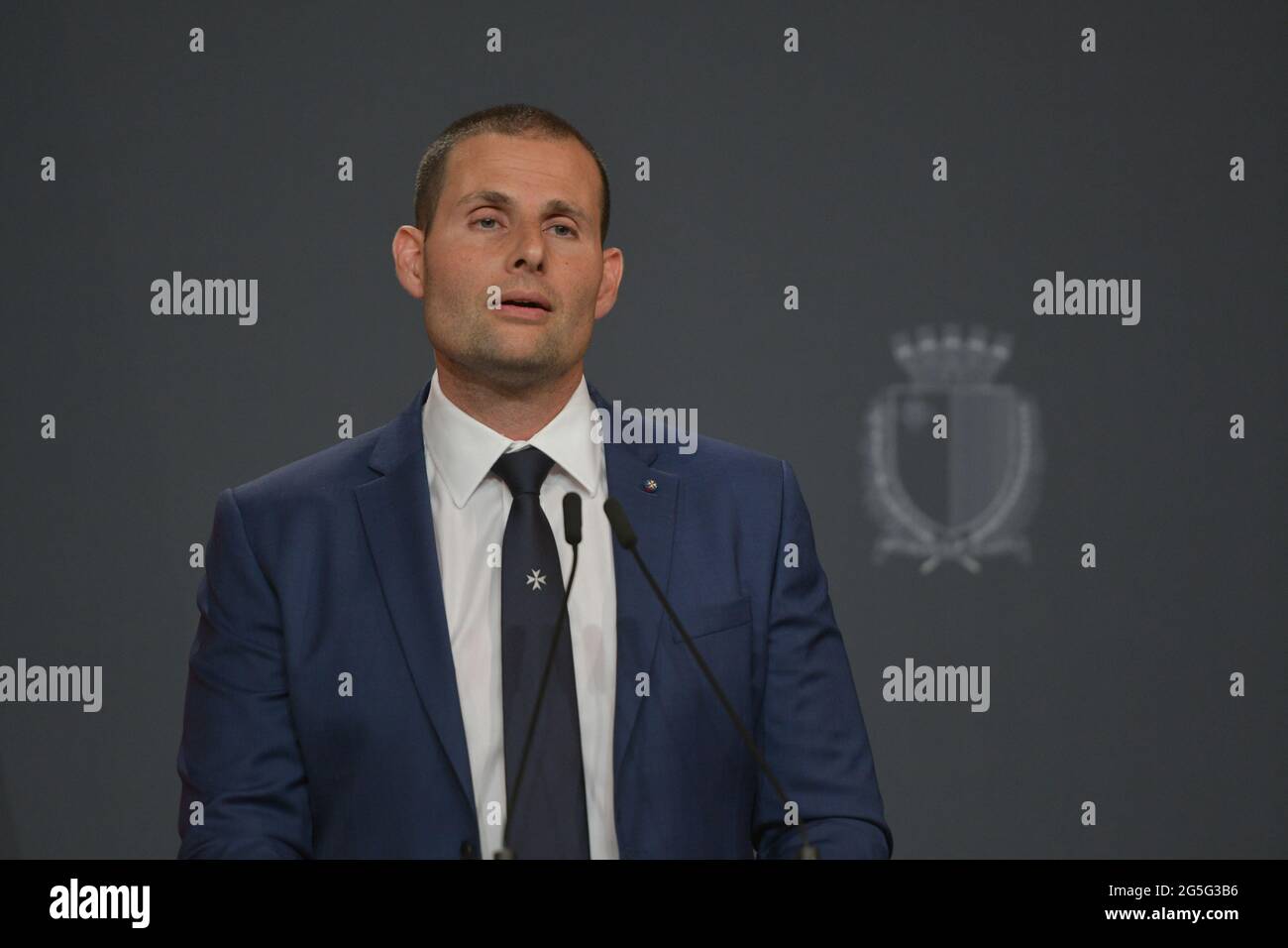prime minister of malta Stock Photo - Alamy