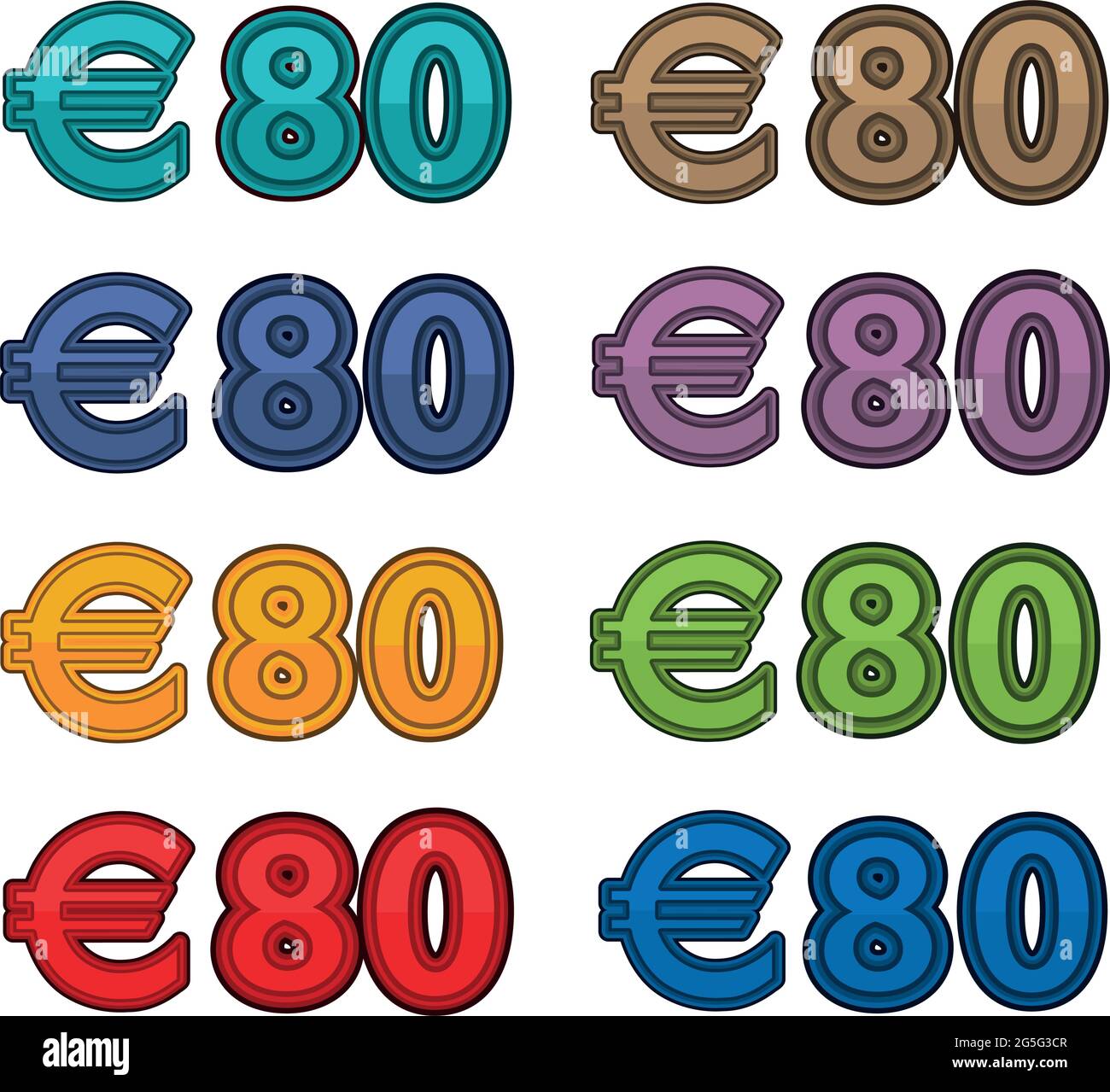 Eighty vector vectors hi-res stock photography and images - Alamy